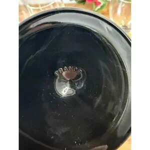 Luminarc | Dining | Vintage Luminarc France Black Stem Wine Glasses ...